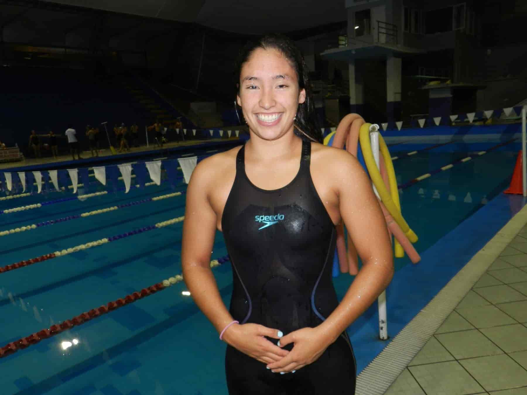 María Alejandra Bramont gana oro de aguas abiertas en Juegos Bolivarianos